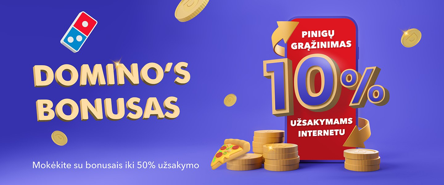 Domino’s Club loyalty program in Vilnius