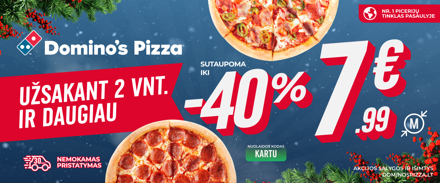 Pica Kaune pagal užsakymą su pristatymu | Domino’s Pizza